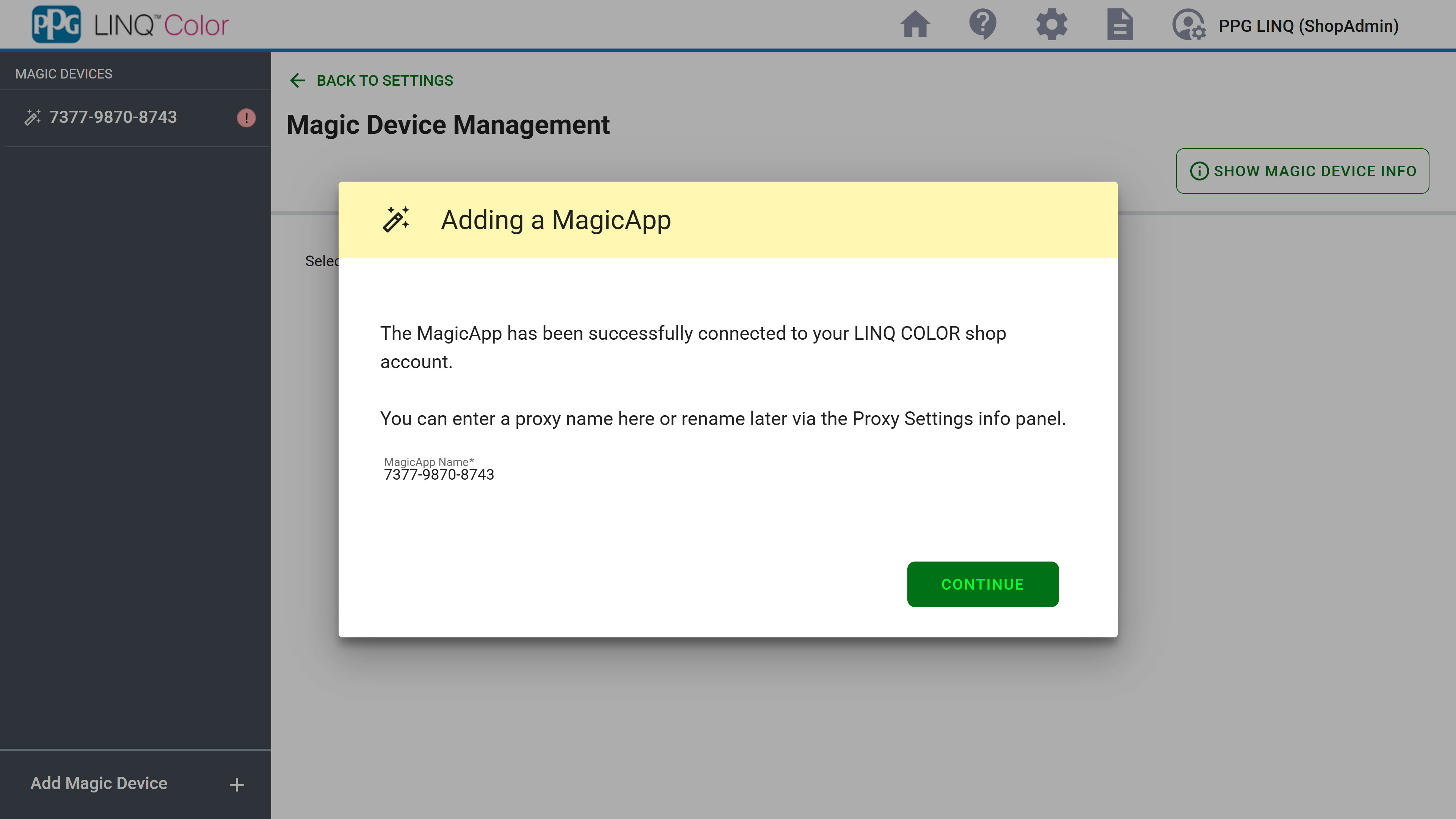 PPG LINQ | Support - PPG LINQ Color Existing Customer